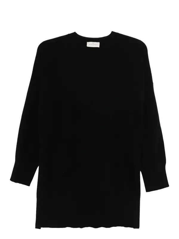 Bruno Manetti Ribbed-knit Sweater - Black