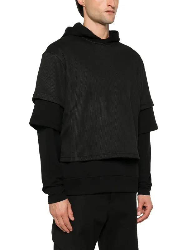 HELIOT EMIL Envelop Hoodie - Black