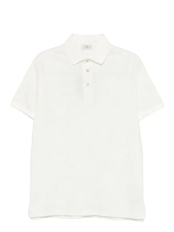 Etro Paisley Polo Shirt - White