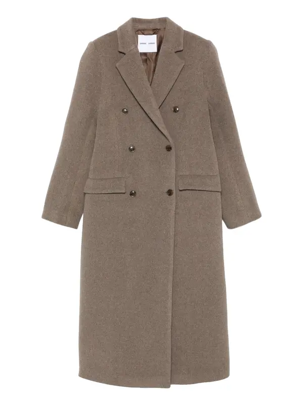SAMSOE SAMSOE Falcon Long Coat - Brown