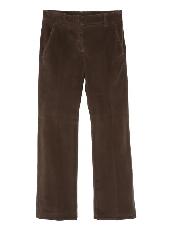 Incotex Flared Trousers - Brown
