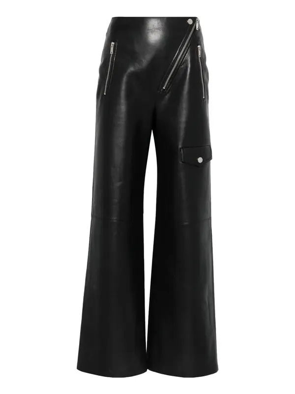 Nanushka Leather Trousers - Black