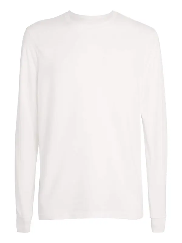 SKIMS Cotton Long-sleeve T-shirt - White