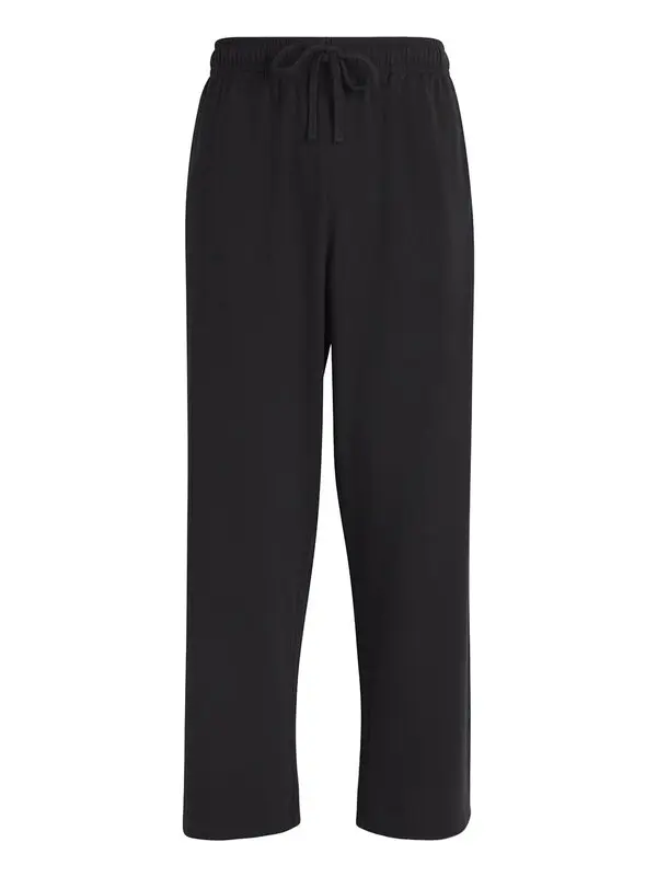 SKIMS Jersey Lounge Straight Sweatpants - Black