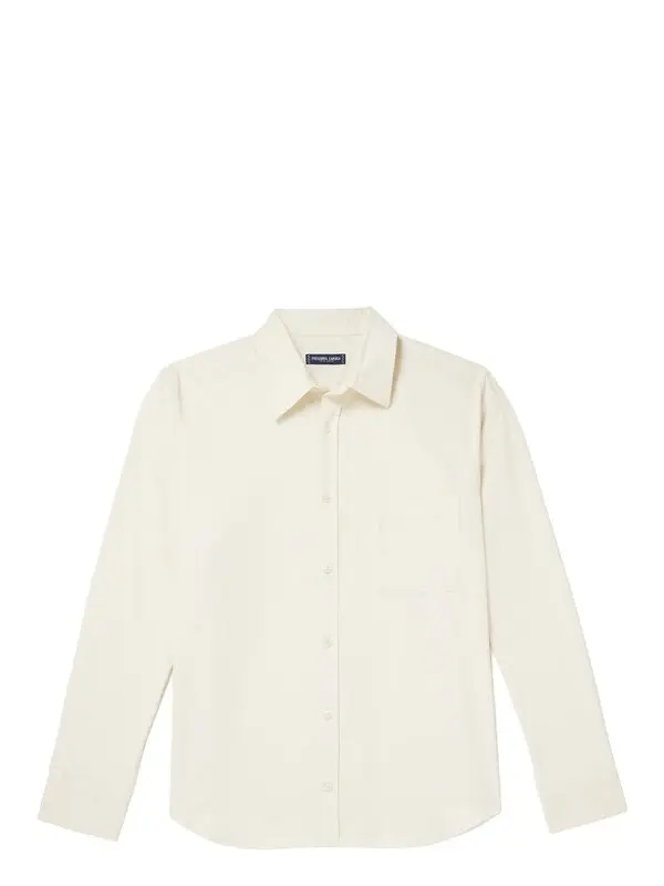 Frescobol Carioca Telles Cotton-corduroy Shirt - Neutrals