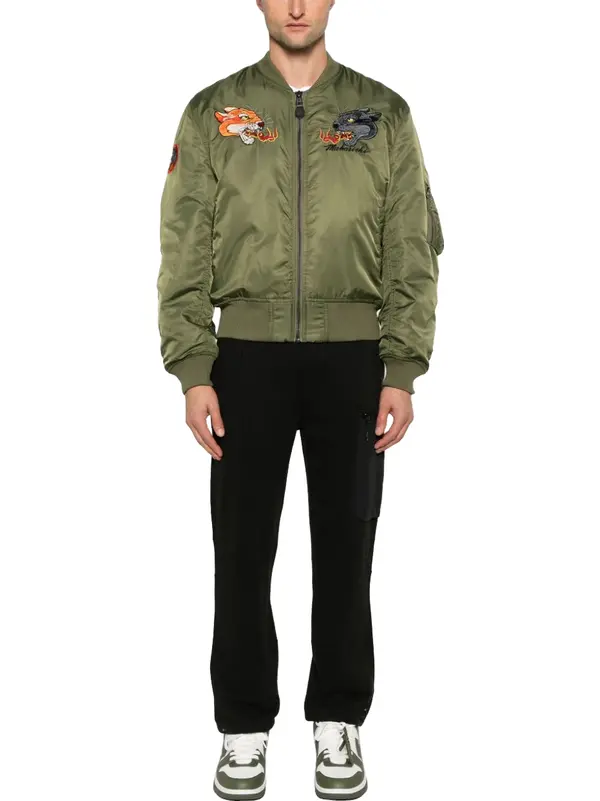 MAHARISHI Duality Panther Ma1 Bomber Jacket - Green