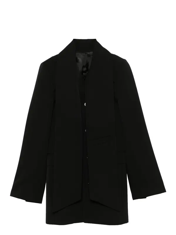 ALAINPAUL Lavalliere Blazer - Black