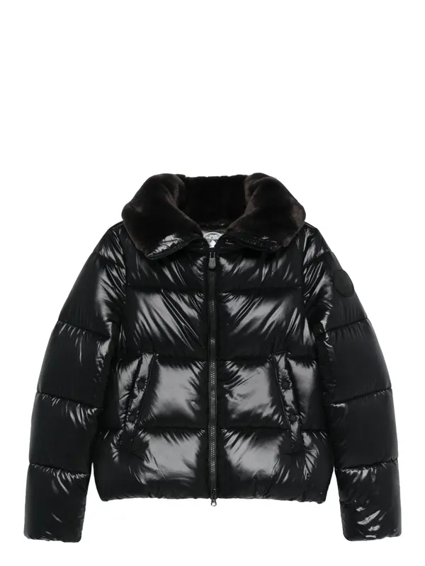 SAVE THE DUCK Quilted Puffer Jacket - Black