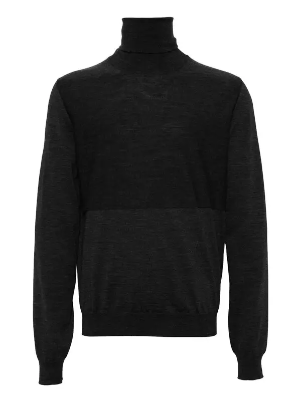 JIL SANDER Merino Wool Jumper - Grey
