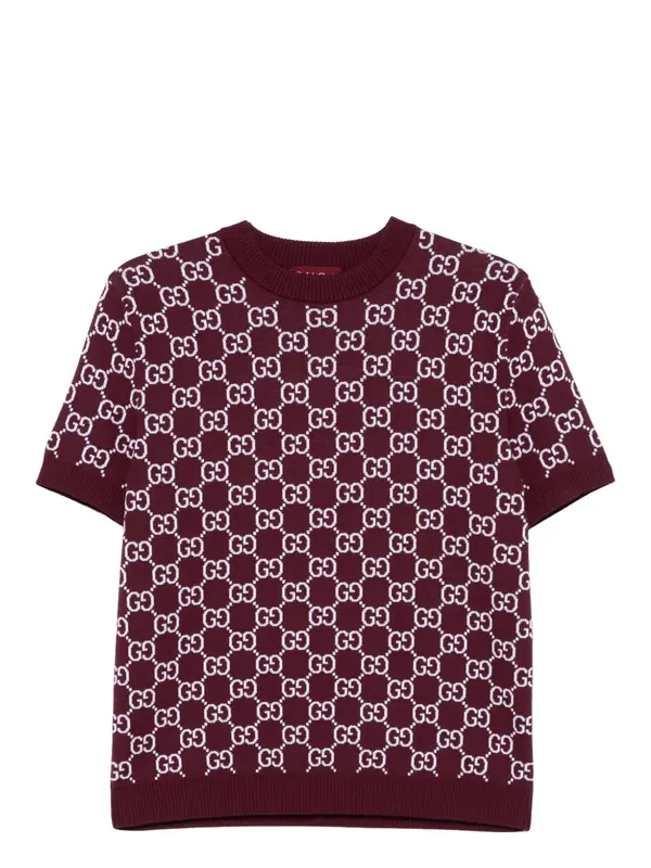 Gucci Gg Reversible Sweater - Red