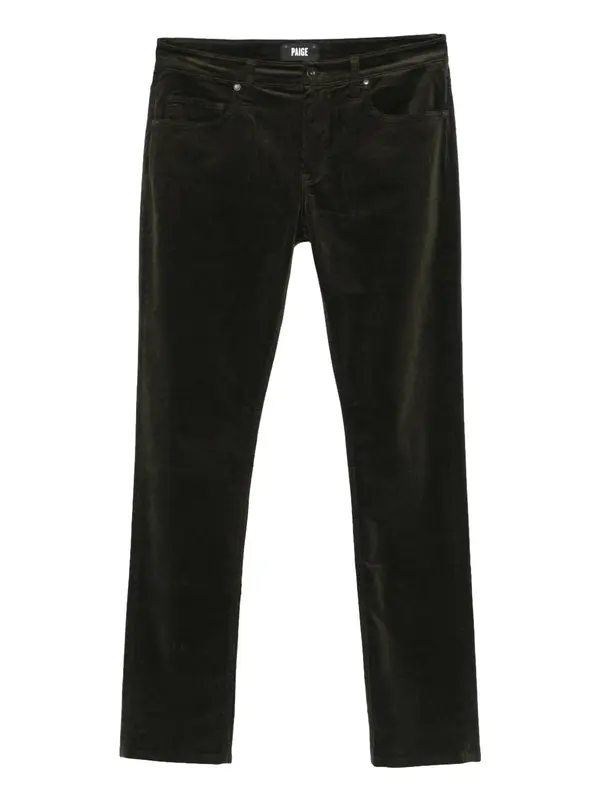 Paige Lennox Corduroy Trousers - Green