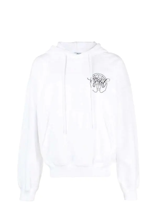 Off-White Arrow Boxy Hoodie - White