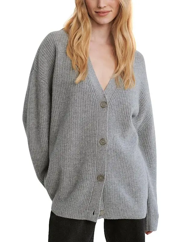 Jenni Kayne Cashmere Cocoon Cardigan - Heather Grey