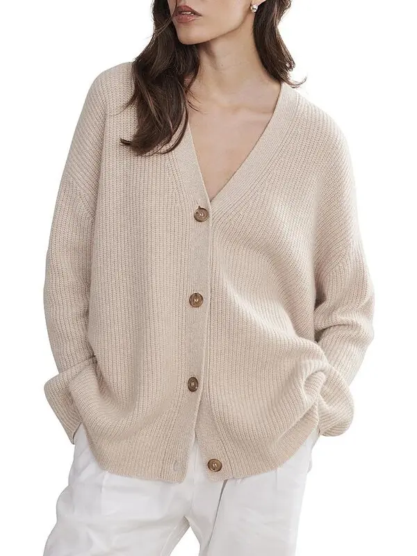 Jenni Kayne Cashmere Cocoon Cardigan - Oatmeal