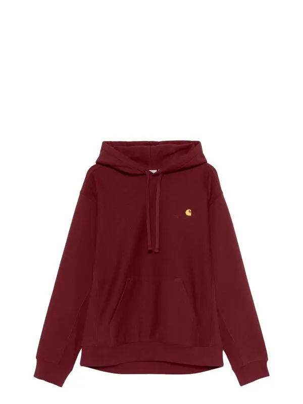 Carhartt Work In Progress American Script Hoodie - Red