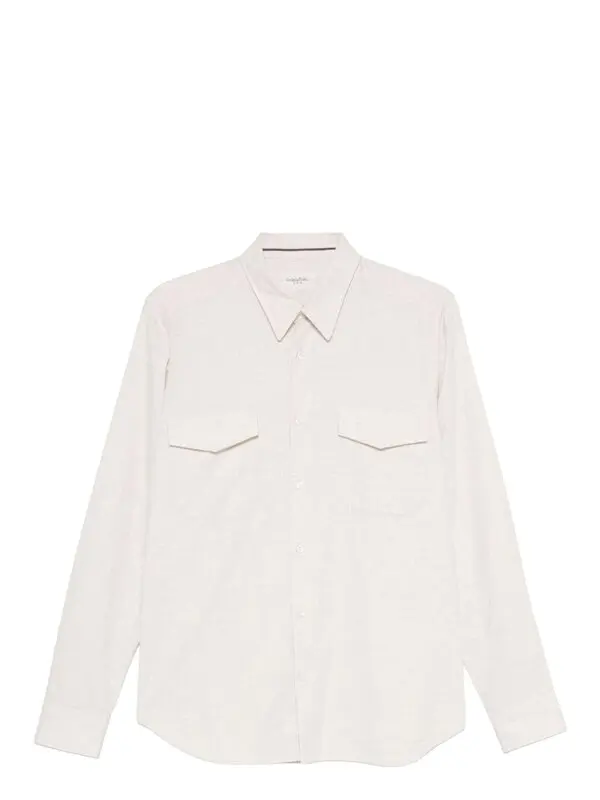 TINTORIA MATTEI 954 Cotton Shirt - Neutrals