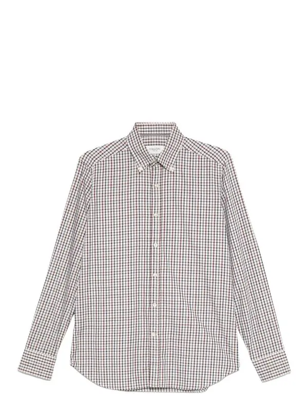 TINTORIA MATTEI 954 Checked Shirt - Neutrals