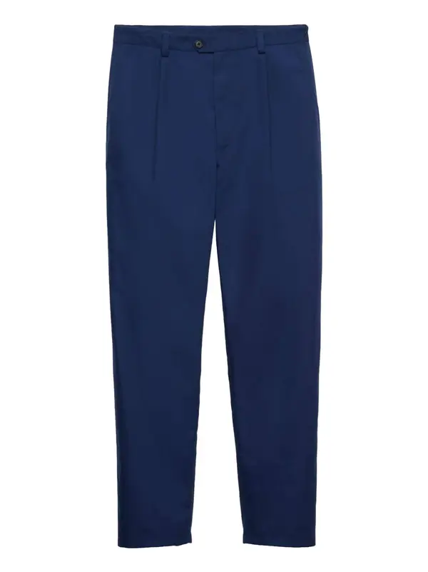 Prada Poplin Trousers - Blue