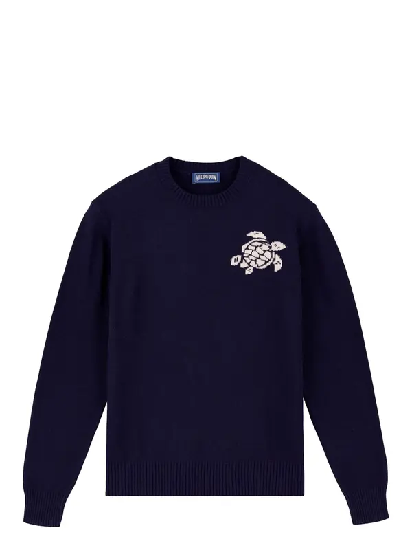 Vilebrequin Embroidered-logo Sweater - Blue