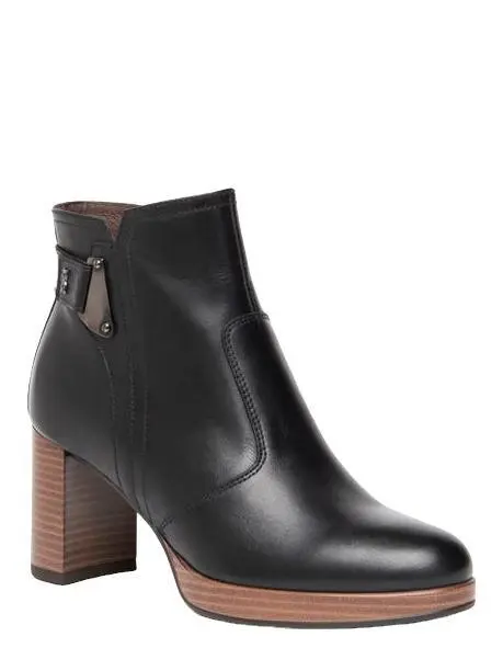 NEROGIARDINI Platform Bootie - Black