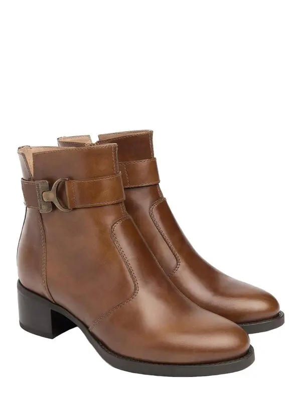 NEROGIARDINI Ankle Bootie - Brown