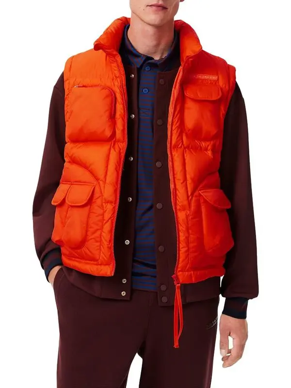 Lacoste Water-repellent Utility Down Puffer Vest - Buoy