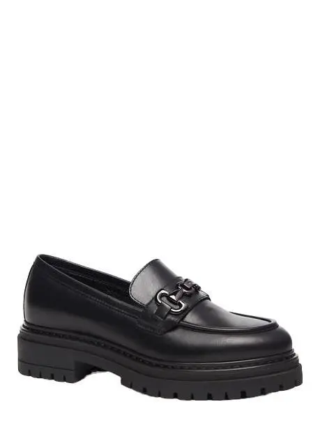 NEROGIARDINI Lug Sole Loafer - Black