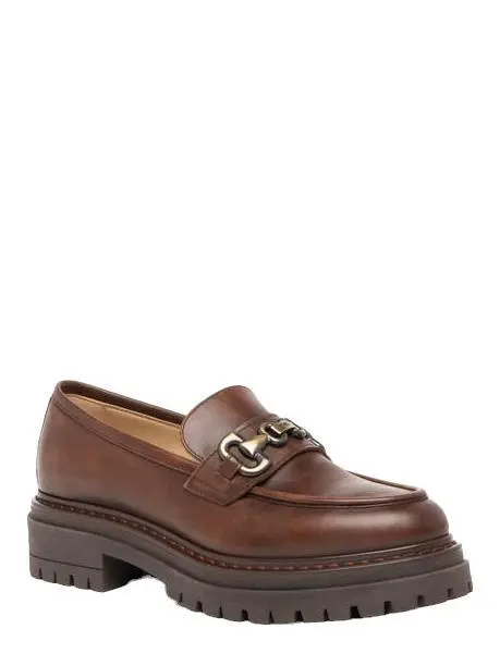 NEROGIARDINI Lug Sole Loafer - Brown