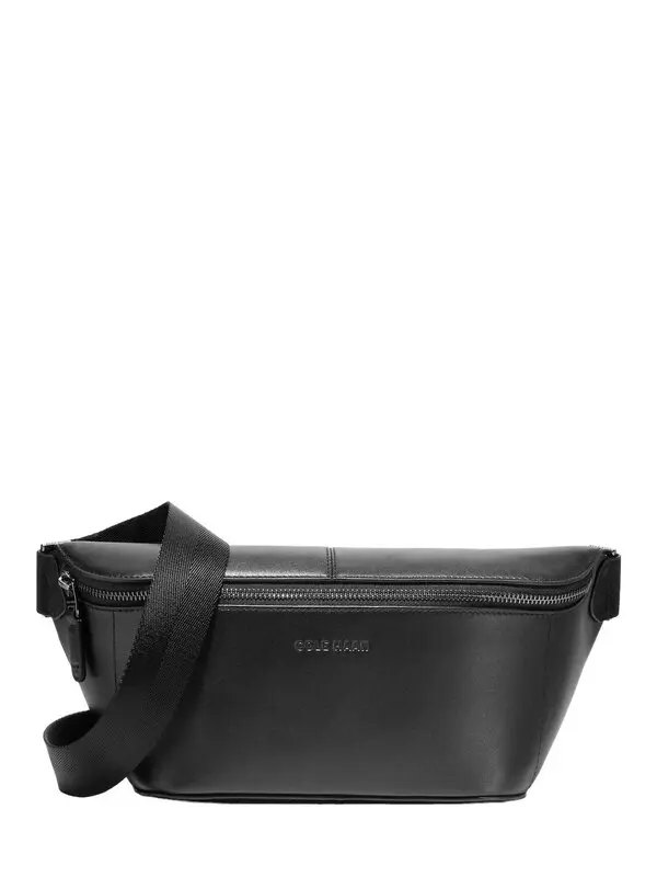 Cole Haan Leather Sling Belt Bag - Black