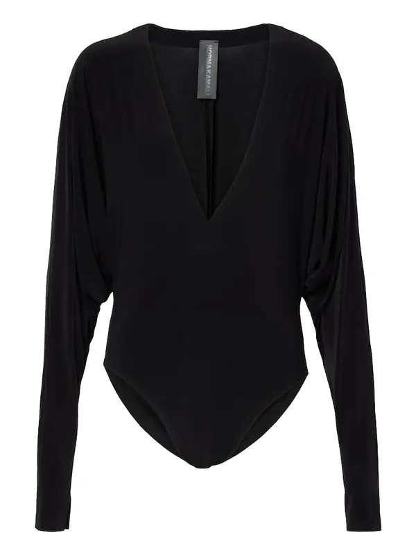 Norma Kamali Dolman Bodysuit - Black