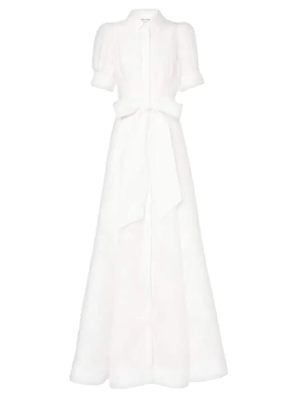 Rebecca Vallance Bridal Annette Brocade Gown - White