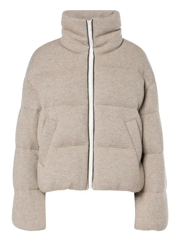 Brunello Cucinelli Cashmere Down Jacket - Grey