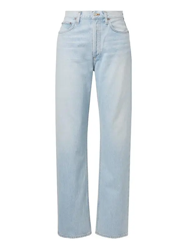 AGOLDE Kelly High-rise Straight Jeans - Blue