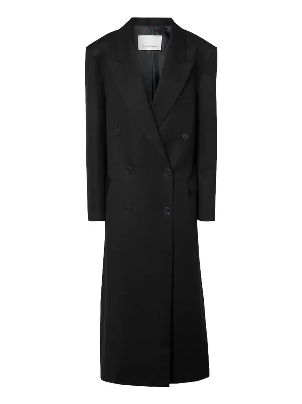 THE FRANKIE SHOP Jane Tailored Coat - Black