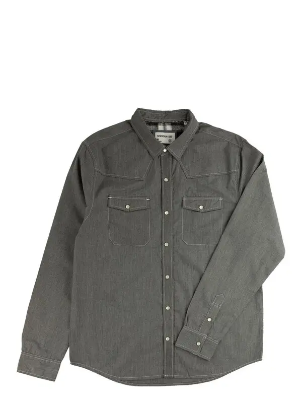 Sovereign Code Scar Button Down Shirt - Black