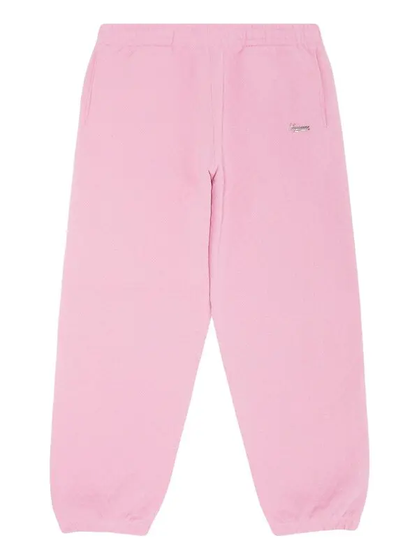 Supreme Micro Quilted Sweatpants - Pink