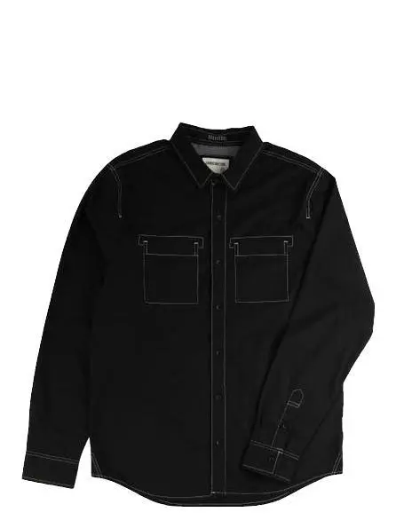 Sovereign Code Simon Button Down Shirt - Black