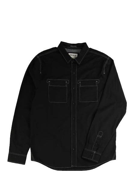 Sovereign Code Simon Button Down Shirt - Black