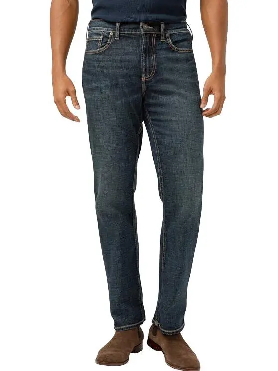 SILVER JEANS CO. Grayson Classic Straight Leg Jeans - Indigo