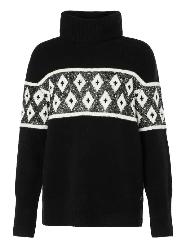 Bogner Uda Sequined Wool-blend Sweater - Multicoloured