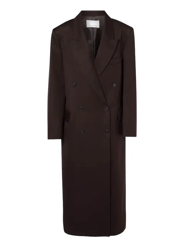 THE FRANKIE SHOP Tailored Jane Coat - Brown