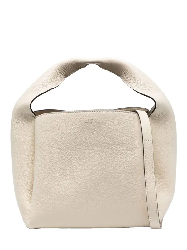 TOTEME Leather Bucket Bag - White