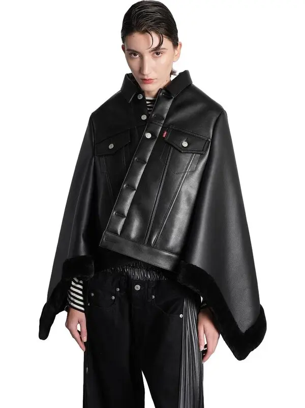 Junya Watanabe Leather Jacket - Black
