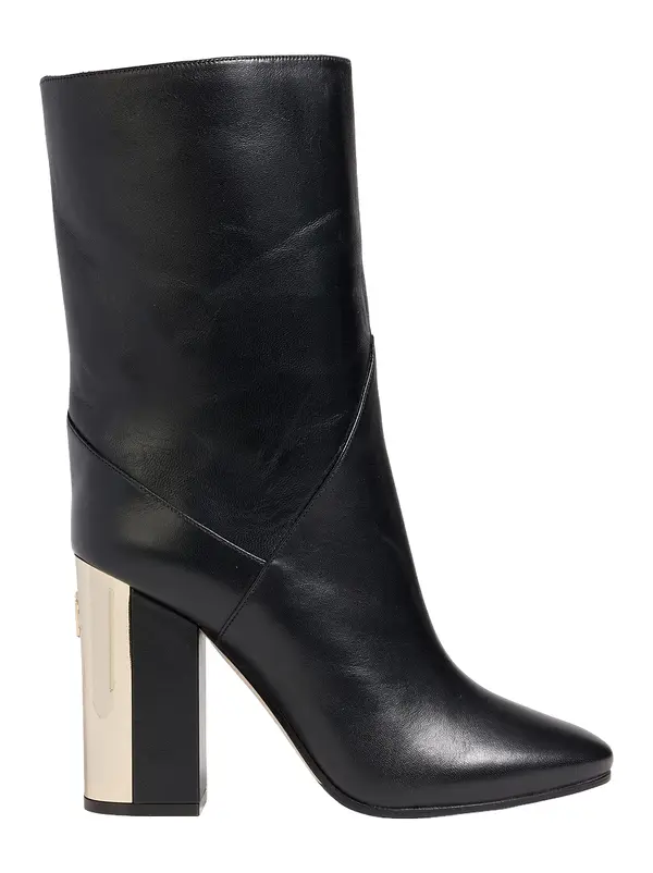 JIMMY CHOO Rydea 100 Leather Boots - Black