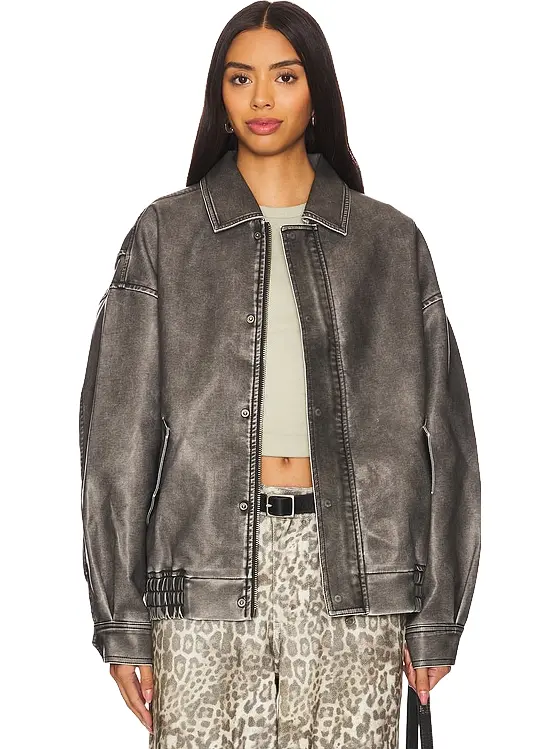 Lioness Kenny Bomber Jacket - Slate