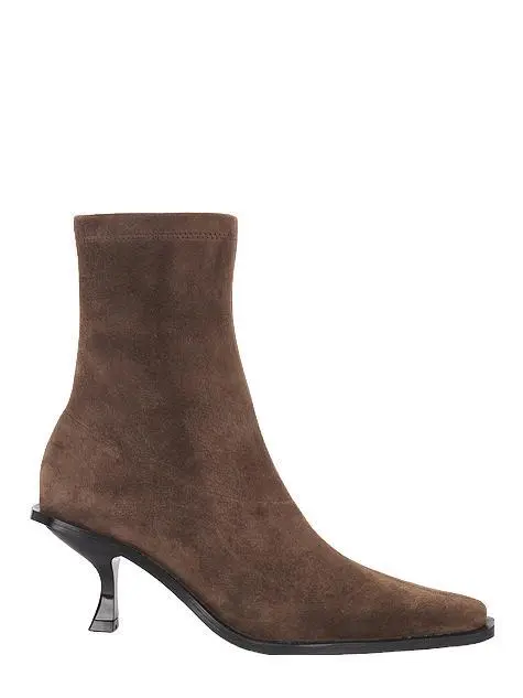 Raye Thea Bootie - Dark Brown Suede