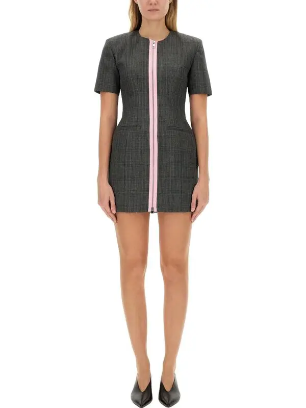 MSGM Wool Mini Dress - Grey