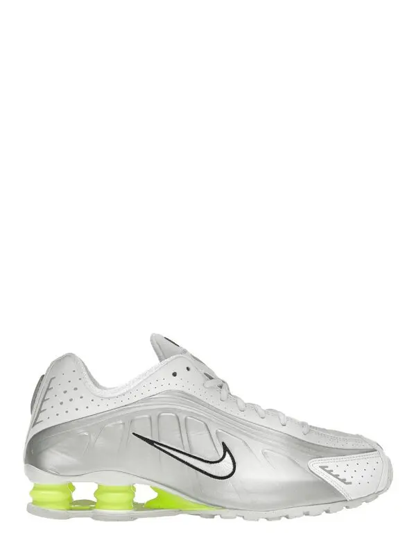 Nike Shox R4 Sneakers - White/metallic Silver/volt
