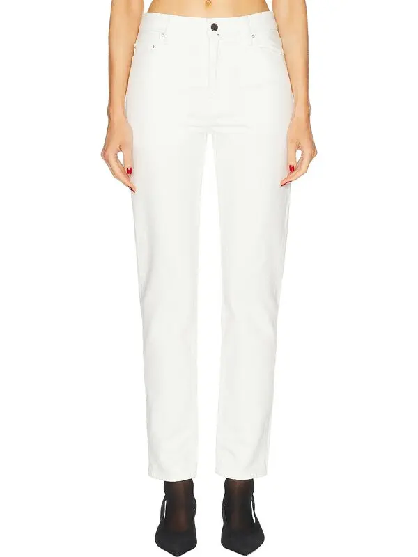 TOTEME Low Taper Jeans - White