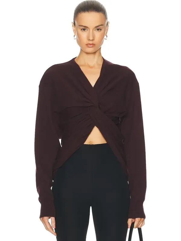 Christopher Esber Ravelled Cashmere Sweater - Mahogany